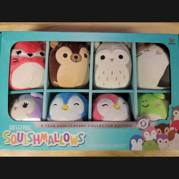Squishmallows | Other | Squishmallow 5 Year Anniversary Exclusive Collection Fifi Hans Hoot Puff ...